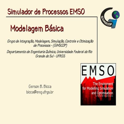 Simulador de Processos EMSO | PDF