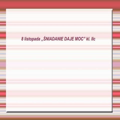 Śniadanie Daje Moc | PPT | Food & Drink