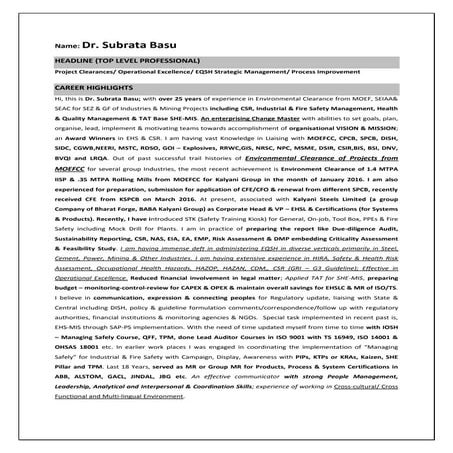 Dr Subrata Basu SP | PDF