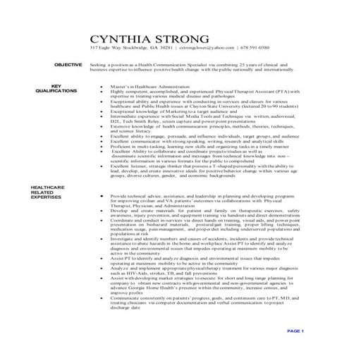 Martha Rogers Resume 10-2016 | DOCX