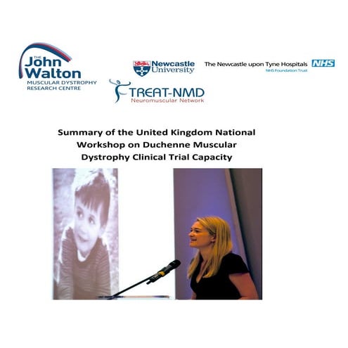 National_Workshop_on_DMD_Clinical_Trial_Capacity_Summary_31July15 | PDF