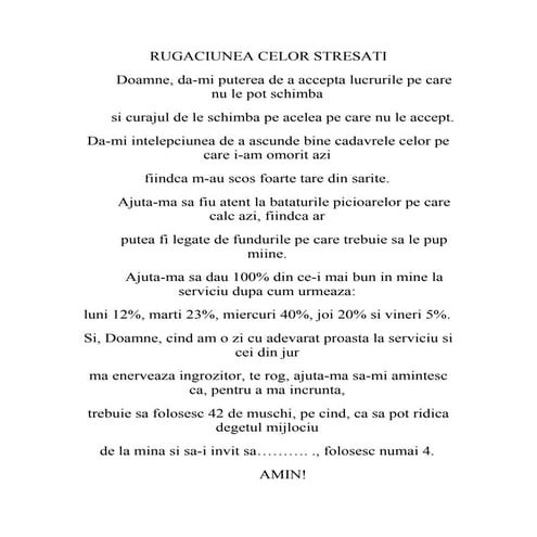 153 rugaciunea celor stresati | PDF