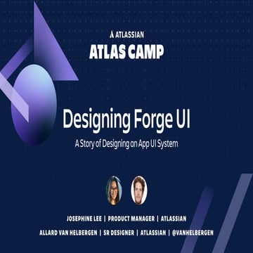 Designing Forge Ui A Story Of Designing An App Ui System Ppt 8225