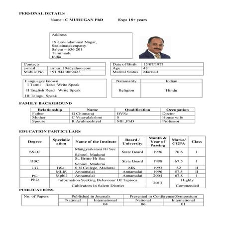 Murugan CV1 | DOC