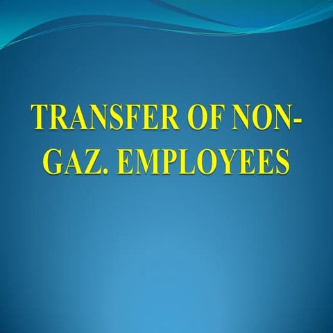 Transfer policy for gov employee in IRpdf | PDF