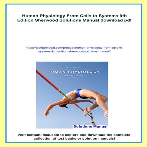 Human Physiology From Cells to Systems 9th Edition Sherwood Solutions ...
