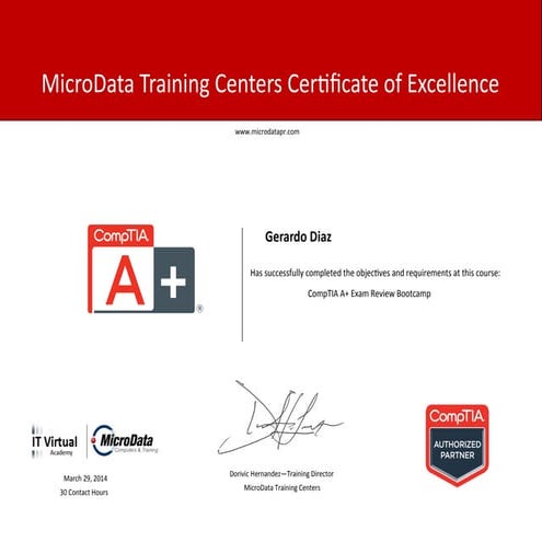 A+ Boot Camp | PDF