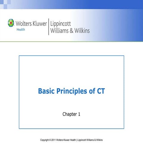 CT numbers, window width and window level | PPTX