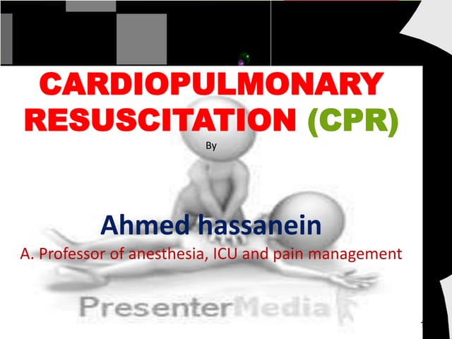 Cardiopulmonary resuscitation(cpr) | PPTX