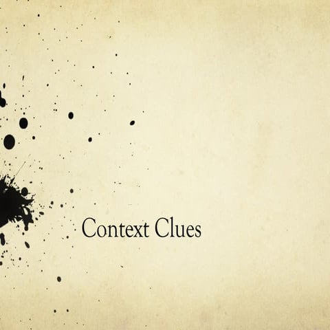 Context- Clues- Powerpoint- Presentation | PPT