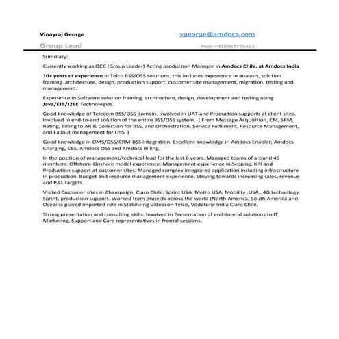 GEORGE PROJECT MANAGER | PDF