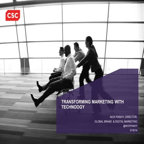 Transforming Marketing with Technology | PPT