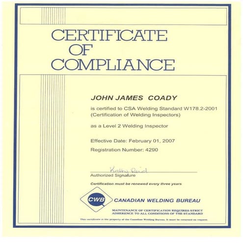 john coady certifications | PDF | Eye and Vision Conditions | Diseases ...