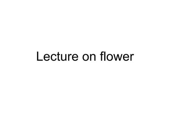Sexual Reproduction in Flowering Plants (Part I) | PPT