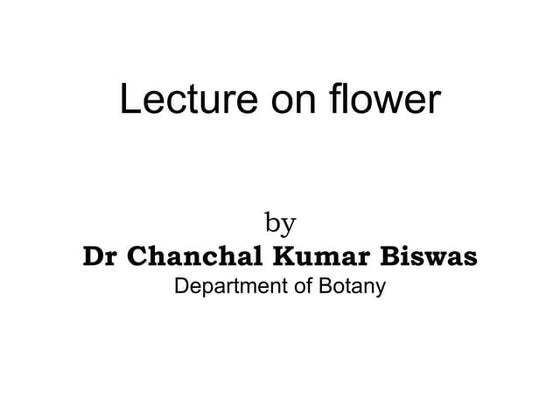Sexual Reproduction In Flowering Plants Part I Ppt