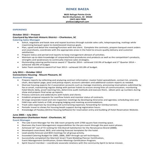 Resume 1 | PDF