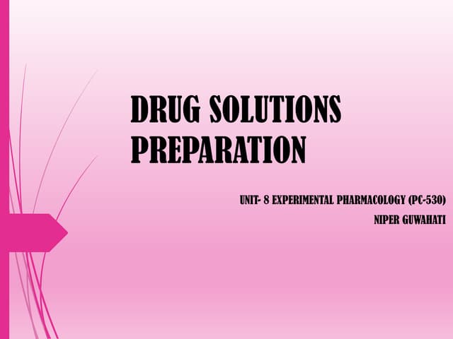 pharmaceutical calculations 8 | PPTX