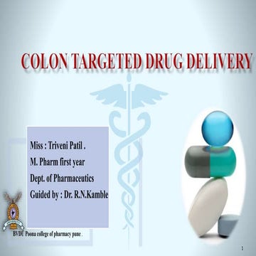 Colon Targeted Drug Delivery Ppt