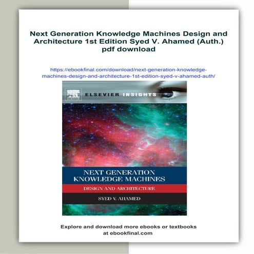 Next Generation Knowledge Machines Design and Architecture 1st Edition ...
