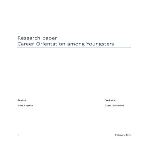 Research paper career selection | DOCX | Resume Writing and Advice ...