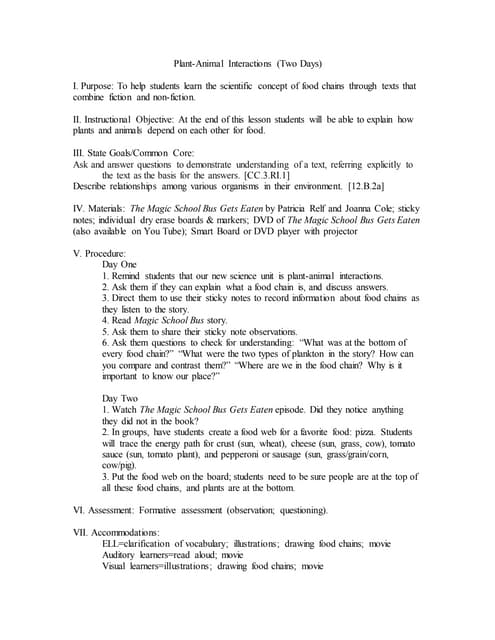 Lesson plan science kinder | PDF