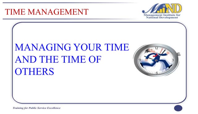 Effective time management | PPT