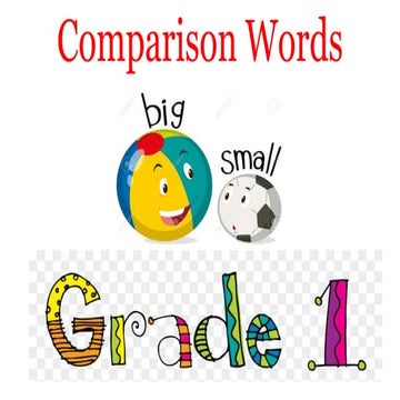 comparison words | PPTX