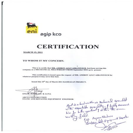 AGIP KCO | PDF