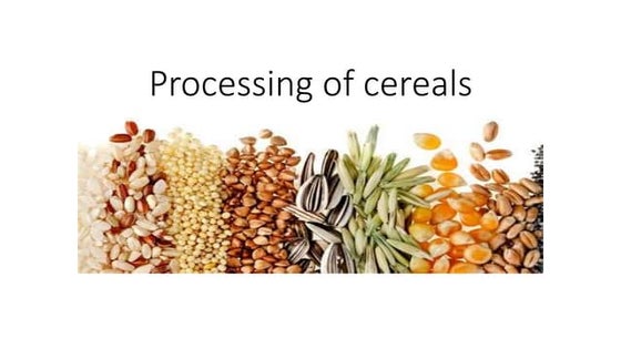 Strucuture of cereal grains and legumes | PPT