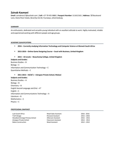 Rachel Larson Resume | PDF