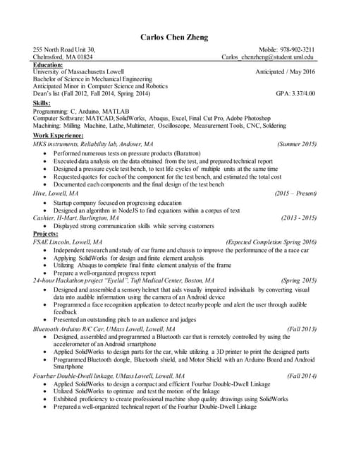 Carter Resume may 18 | PDF
