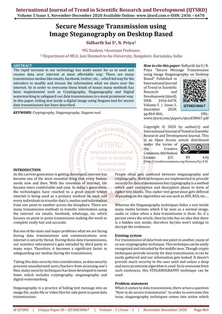 Analysis Of Different Steganography Algorithms And Security Issues