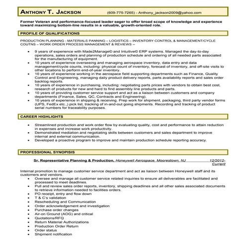 Mugavero Keith 2016 Resume | DOC