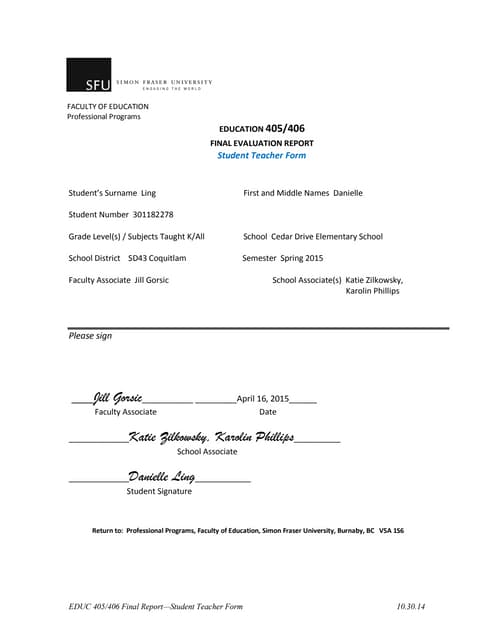 The effective class adviser MANUAL | DOC