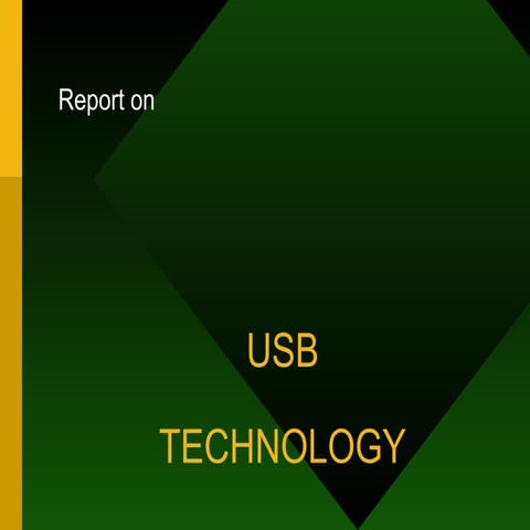 USB technologies and its origin leading to new developments | PPT