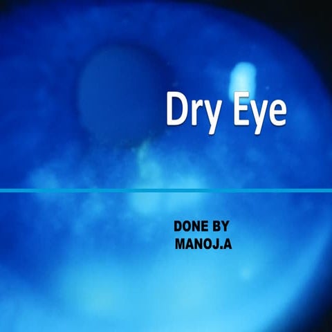 DISORDERS OF THE LACRIMAL SYSTEM | PPT