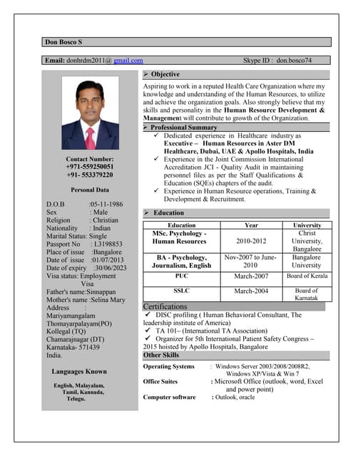 binesh resume | DOCX