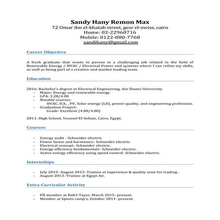 Jenny Carnival Resume | PDF