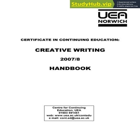 1 59608 Cert Creative Writing 07-08 | PDF