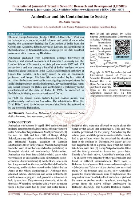 Dr.br ambedker | PPTX | Sikhism | Religion & Spirituality