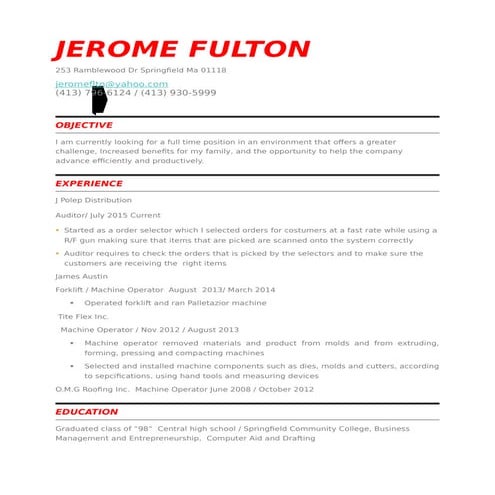 Brad's resume | DOCX