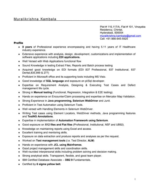 Jitendra_Resume | DOC