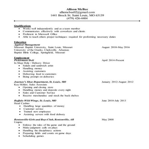 Olivia-Rayner-Resume-2016 | DOC