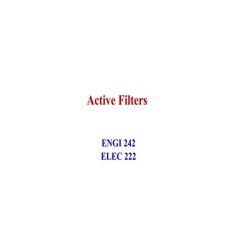 15 active filters | PPT