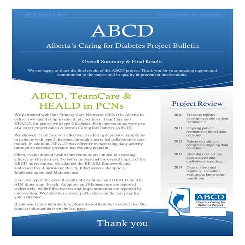 ABCD Overall Summary & Final Results Bulletin | PDF