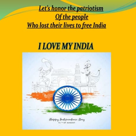 15 august project | PPTX