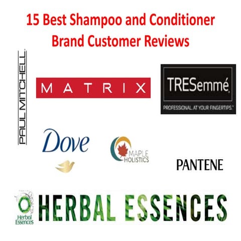 15 Best Shampoo and Conditioner Brand Customer Reviews | PPTX