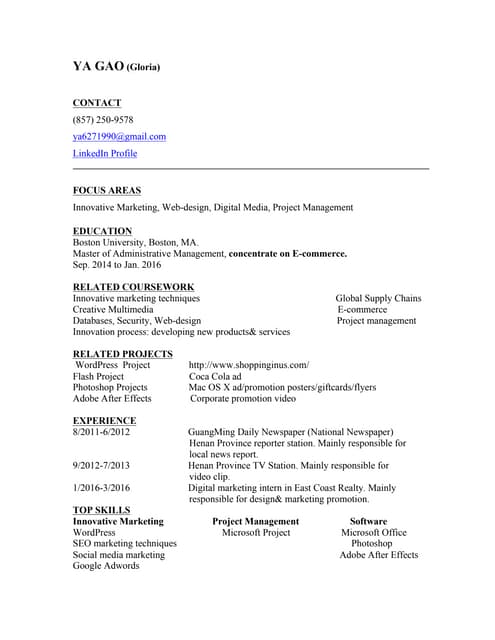 MJR Resume | PDF