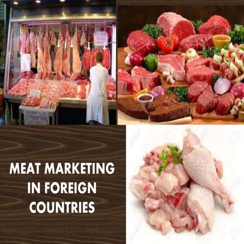 Meat marketing in foreign countries | PPTX