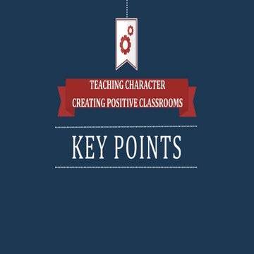 Teaching Character and Creating Positive Classrooms | PDF | Education